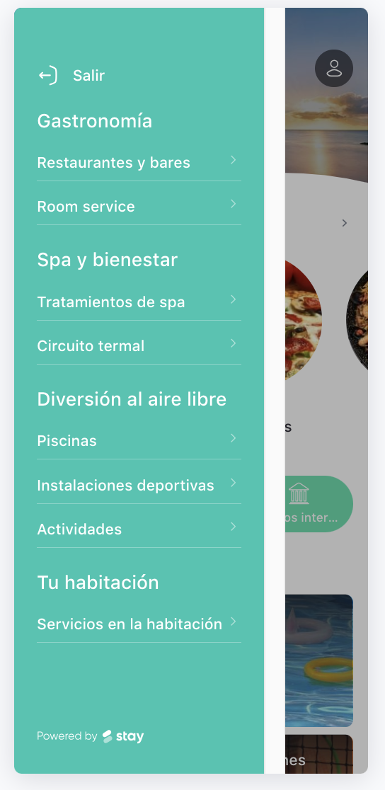 Cómo hacer visible un spa en la portada de la app