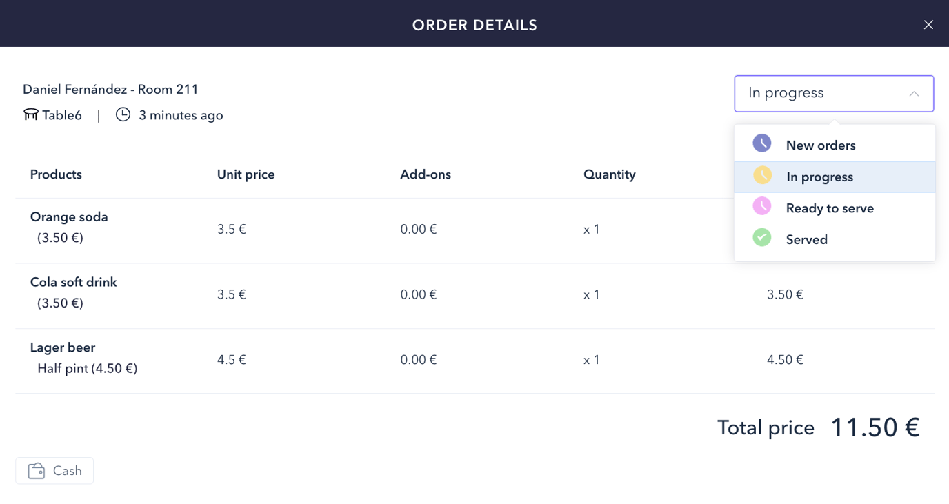 How to manage orders for a restaurant (PRO)